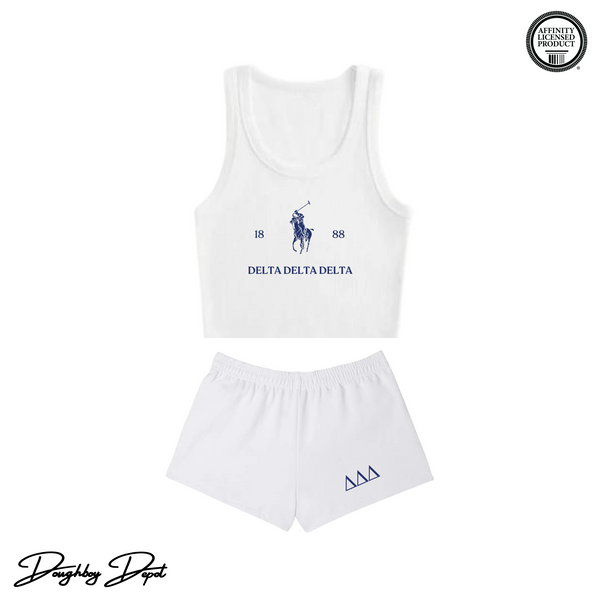 SMU Tri Delta - Polo Collection Summer Set – Doughboy Depot